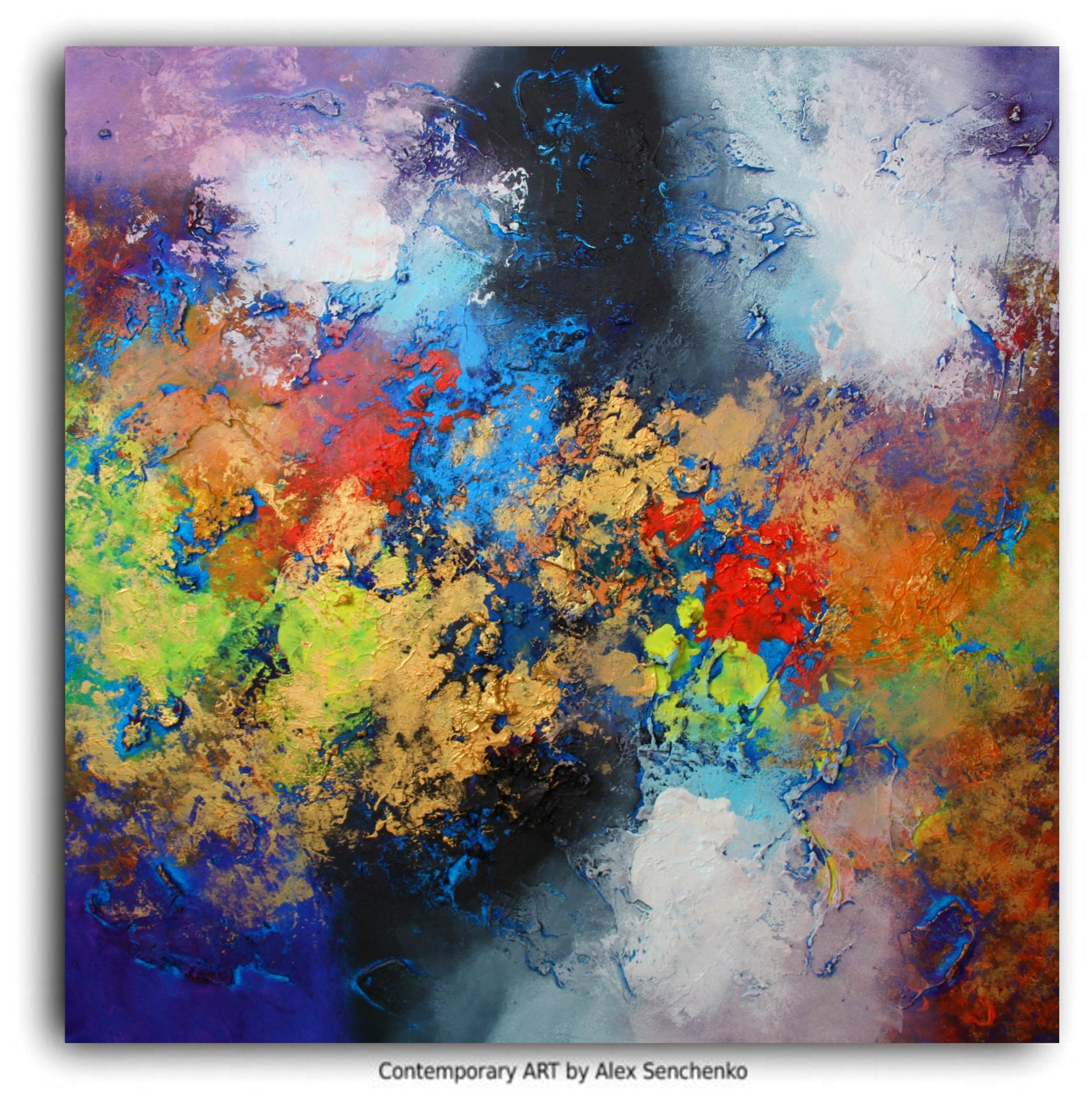 Abstract painting by Alex Senchenko . Contemporary ART . Modern ...