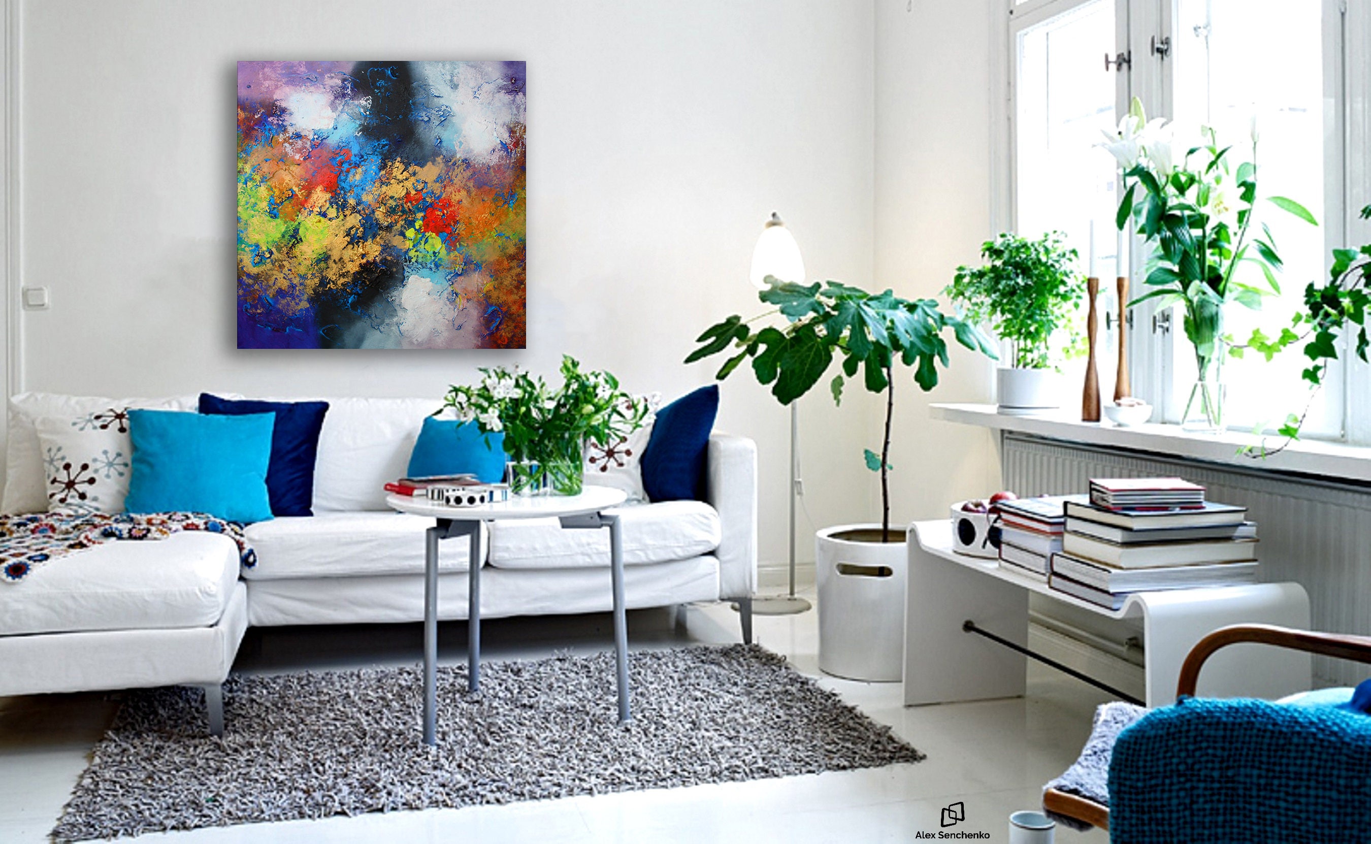 Abstract painting by Alex Senchenko . Contemporary ART . Modern ...