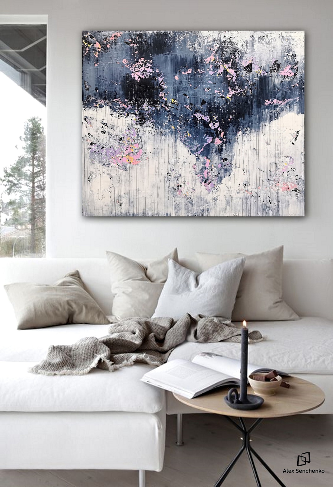 120x100cm. / Abstract Art / Home Decor Art / Abstract / Abstract ...