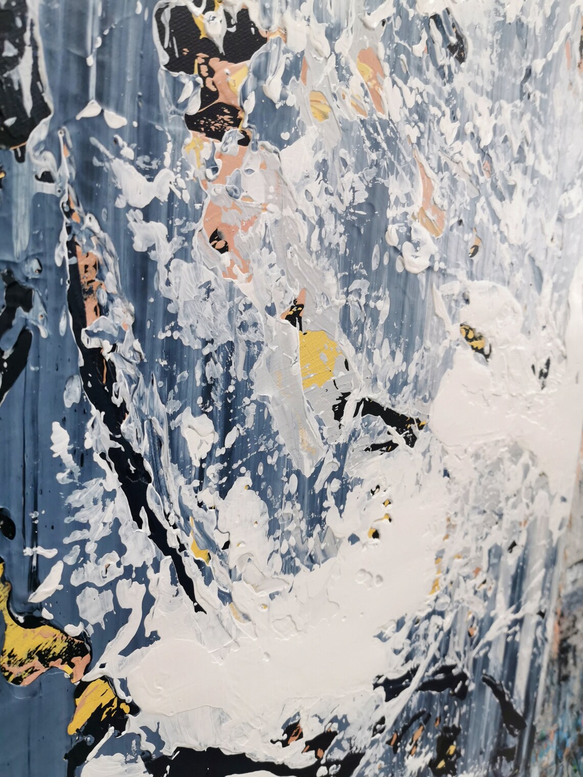 Large Abstract Painting by Alex Senchenko. Contemporary ART. - Etsy