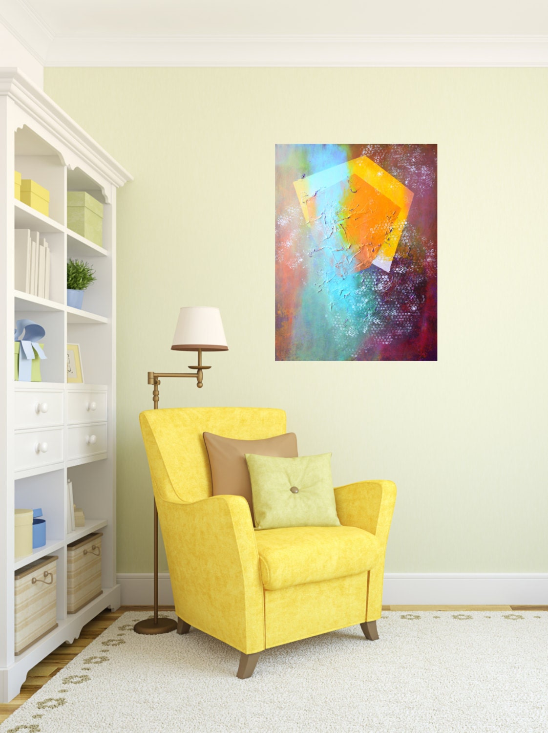 Abstract Painting by Alex Senchenko © . Abstract Contemporary ART. Wall ...