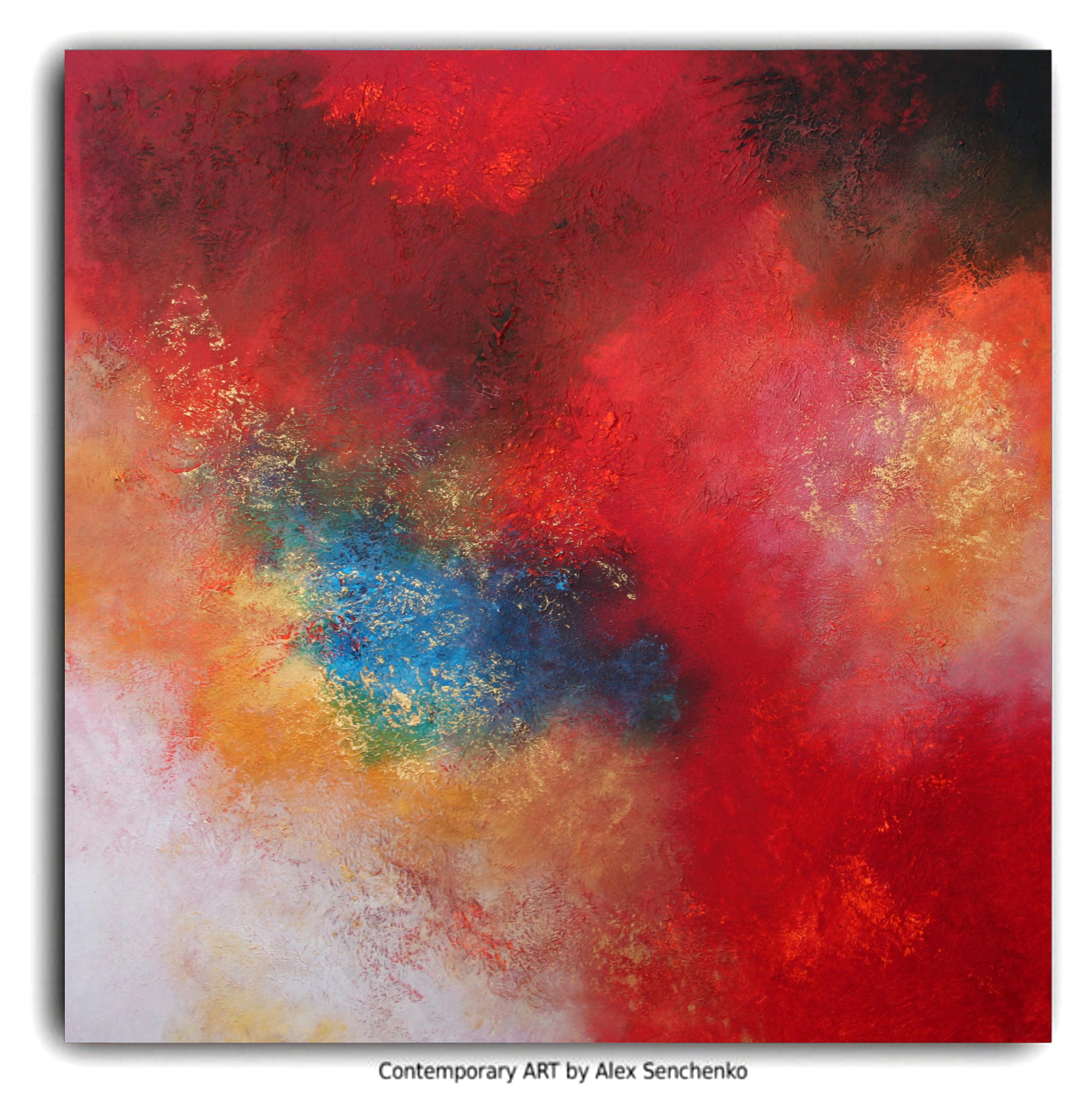 Large urban abstract painting by Alex Senchenko. Contemporary ART ...