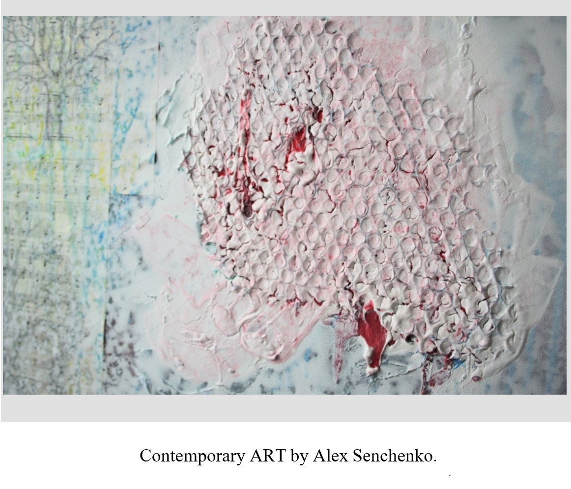 Large Abstract Contemporary ART. Original abstract painting by Alex ...