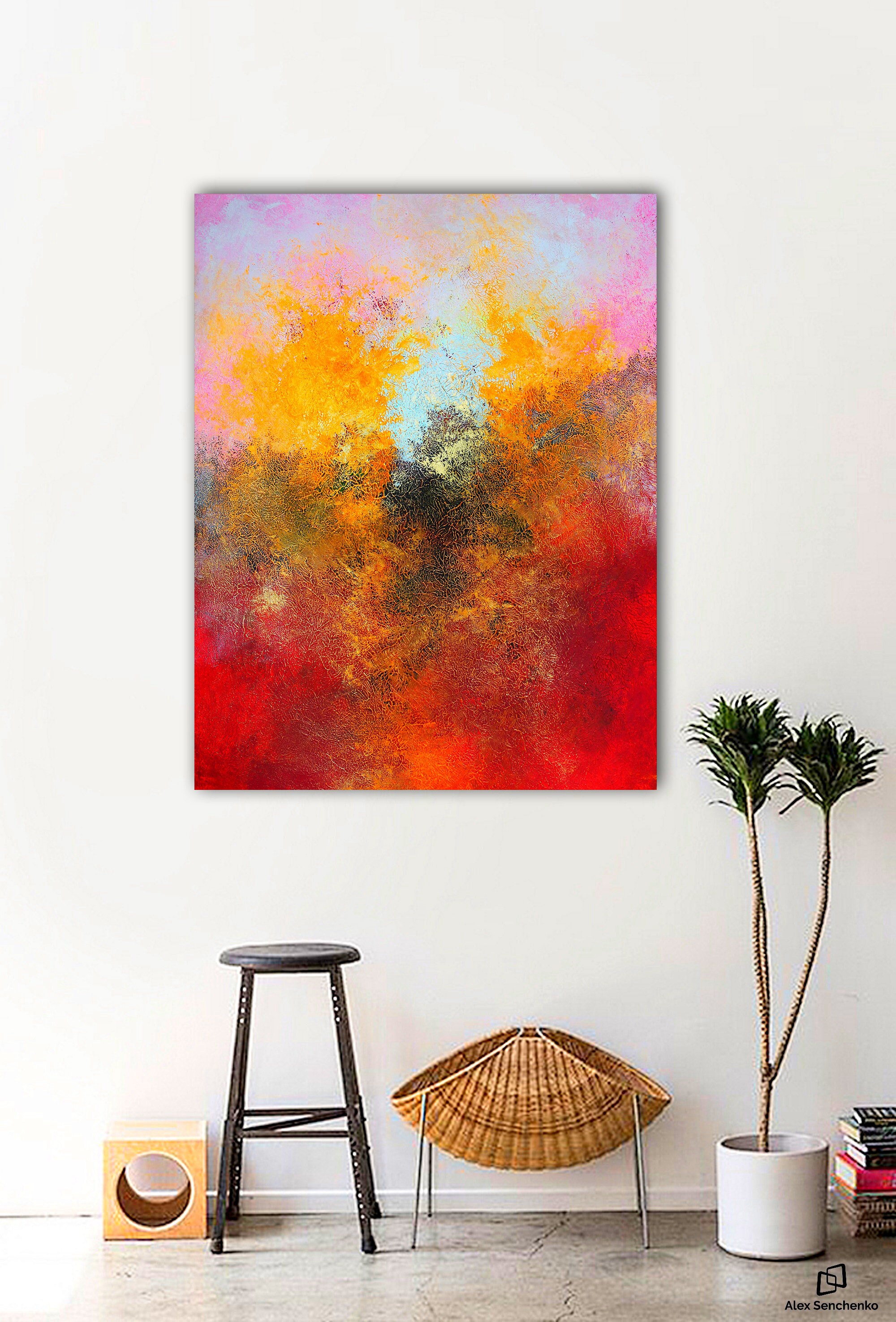 abstract art / home decor art / abstract / abstract painting / wall art ...