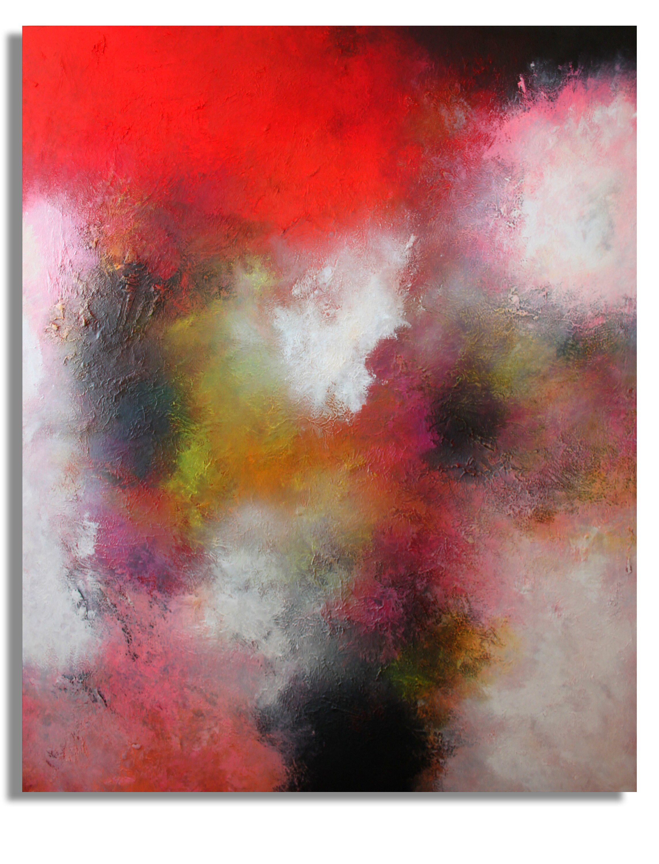 Large abstract painting by Alex Senchenko. original abstract painting ...