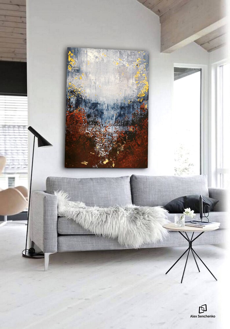 Large Abstract Painting . Contemporary ART. Modern Painting | Etsy