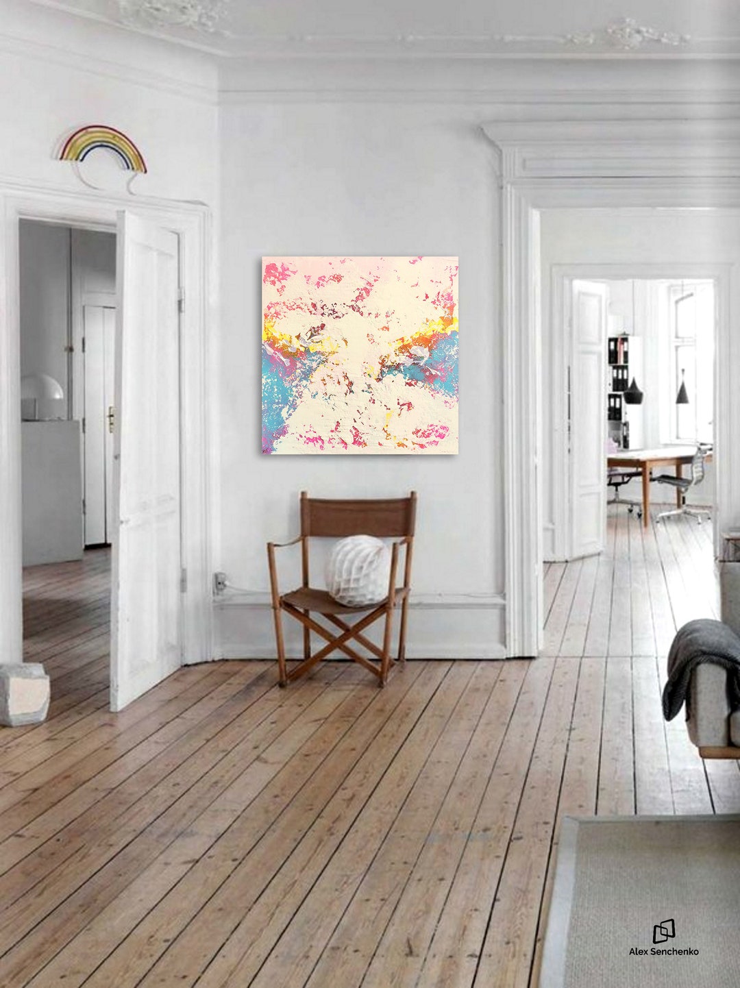 100x100cm. Abstract Painting,modern Abstract Painting,painting for Home ...