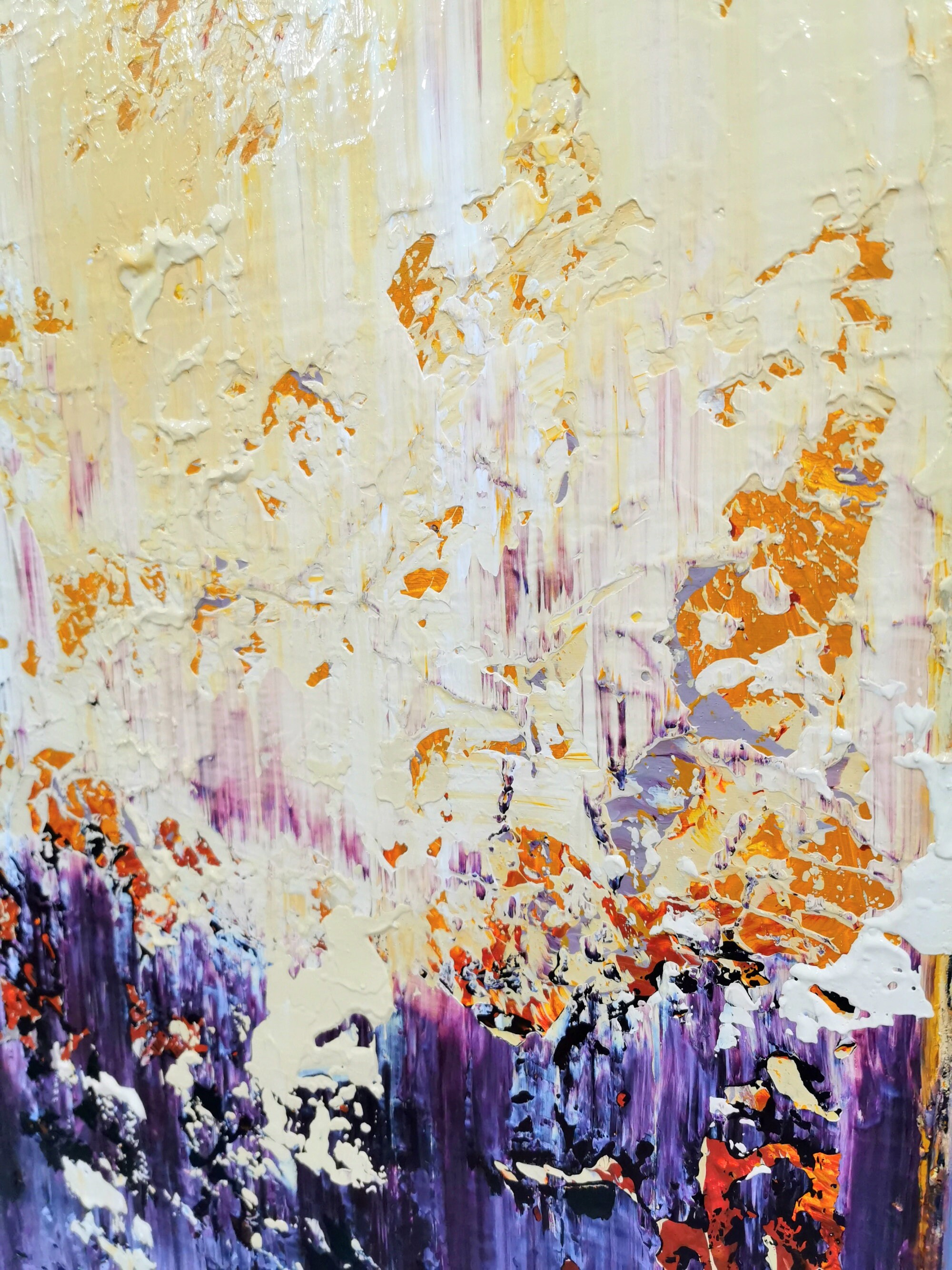 Large abstract painting by Alex Senchenko. Contemporary ART. | Etsy