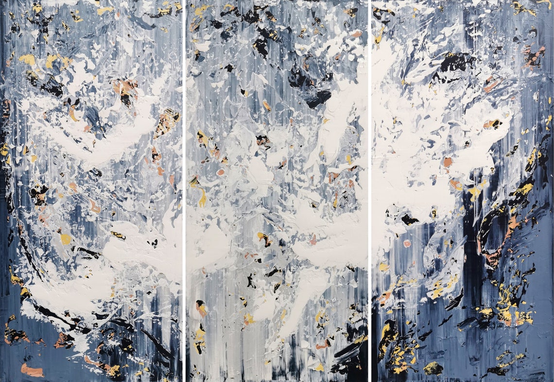 Large Abstract Painting by Alex Senchenko. Contemporary ART. - Etsy