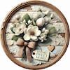 Round Patriotic Cross Wreath Sign, Metal Wreath Sign, Personalize It by ...