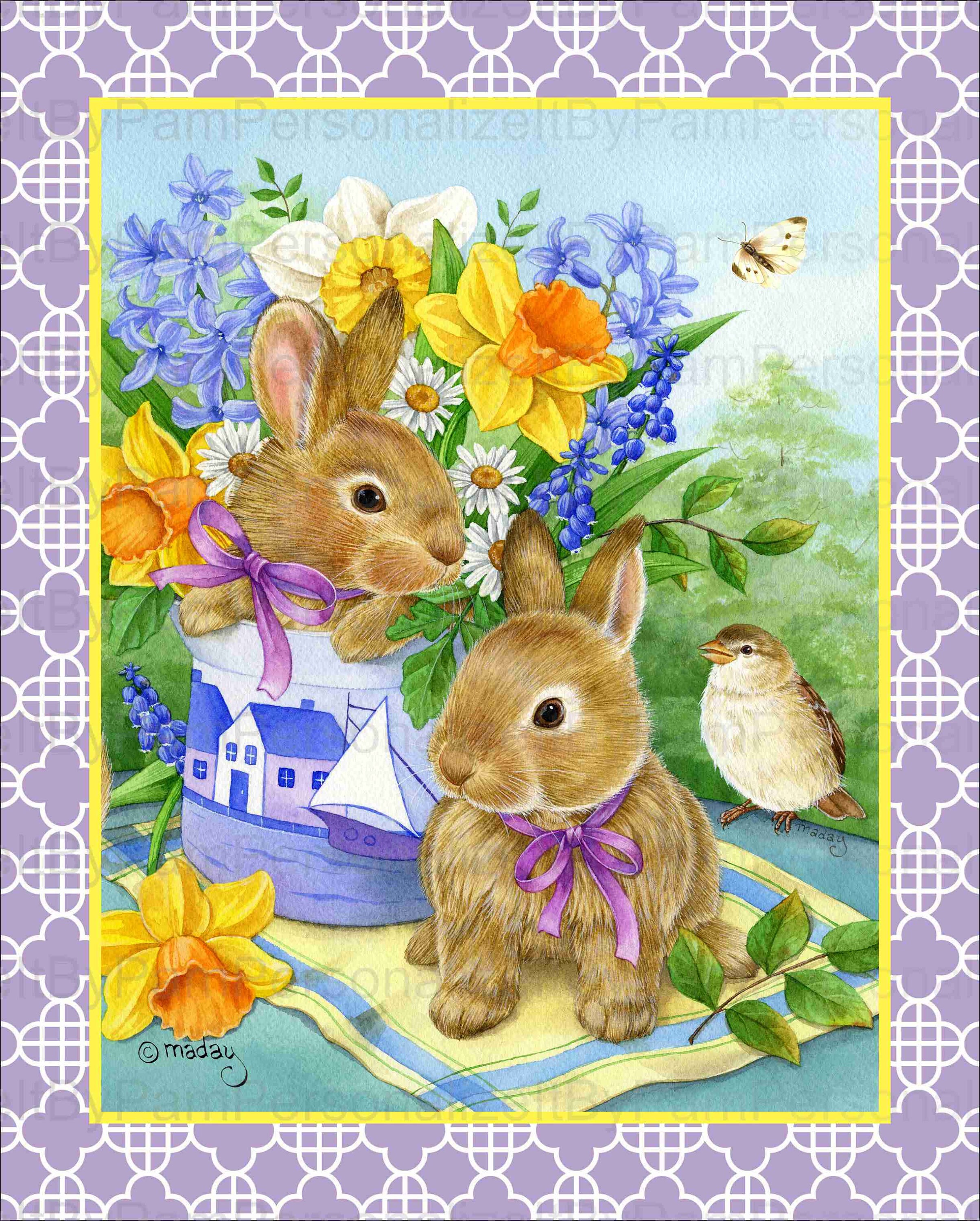 Bunny Wreath Sign Spring Wreath Signeaster Wreath Sign - Etsy