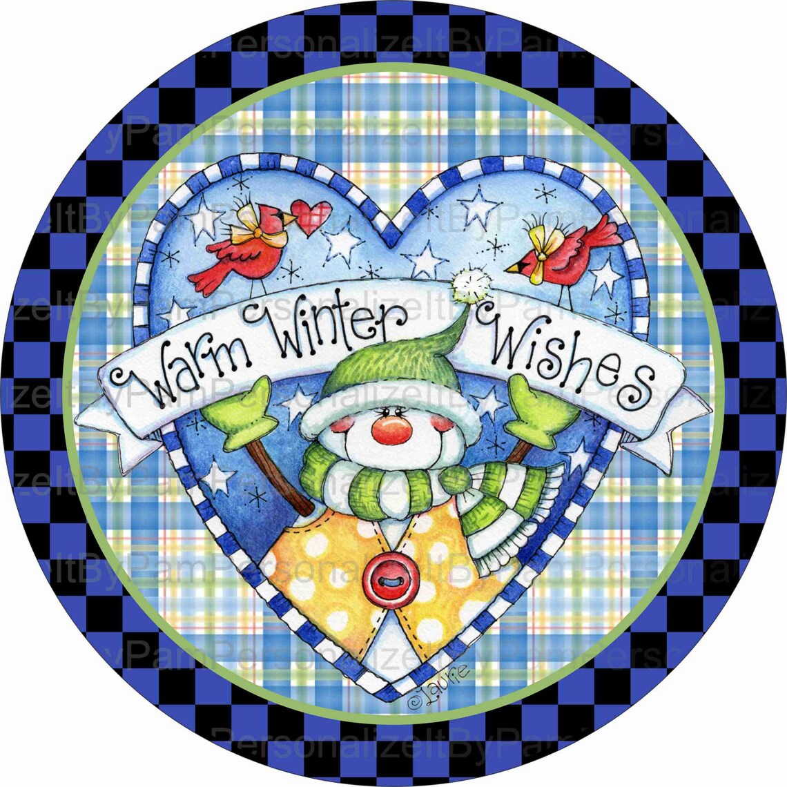 10 Round Snowman Wreath Sign Winter Wreath Sign Signs - Etsy