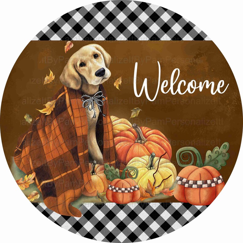 Round Fall Wreath Sign Fall Wreath Sign Personalize It by - Etsy