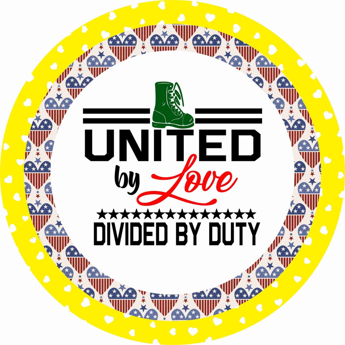 10 Round Army Wreath Sign Military Wreath Sign | Etsy