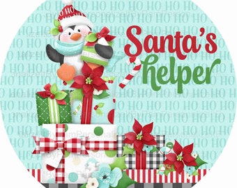 Santa Helper Sign - Etsy
