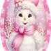 7"x12" Oval Pink Snowman Wreath Sign, Winter Wreath Signs, Snowman ...