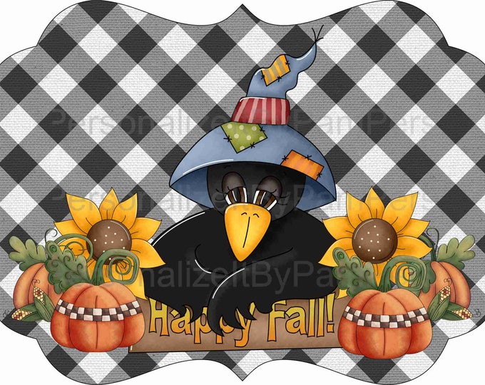 7 X 5 Fall Wreath Sign, Fall Swag Sign, Personalize It by Pam, Signs ...