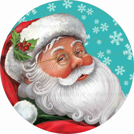 Winking Santa Clipart Borders