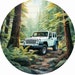 Round Jeep Sign, Metal Wreath Sign, Personalize It by Pam, Door Decor ...