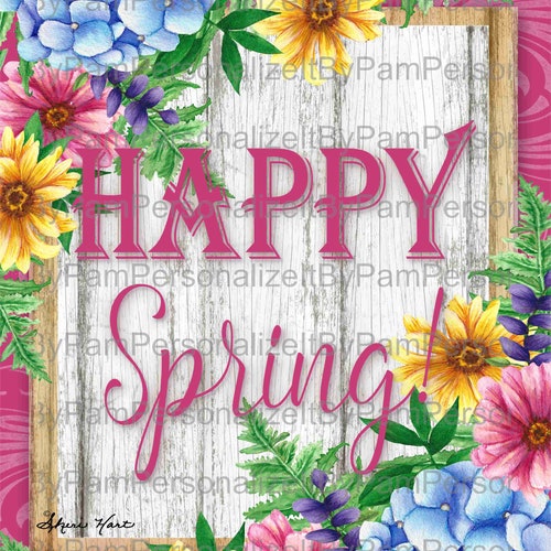 Spring Wreath Sign Floral Wreath Sign Signs for Wreaths - Etsy