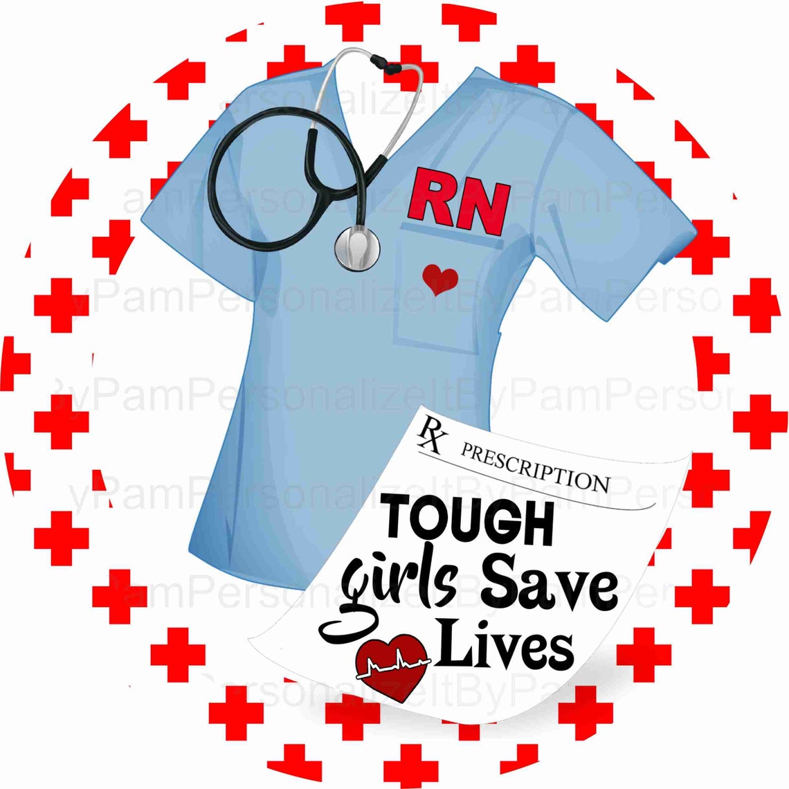 8 Round RN Nurse Wreath Sign Nurse Wreath Sign Nurse - Etsy