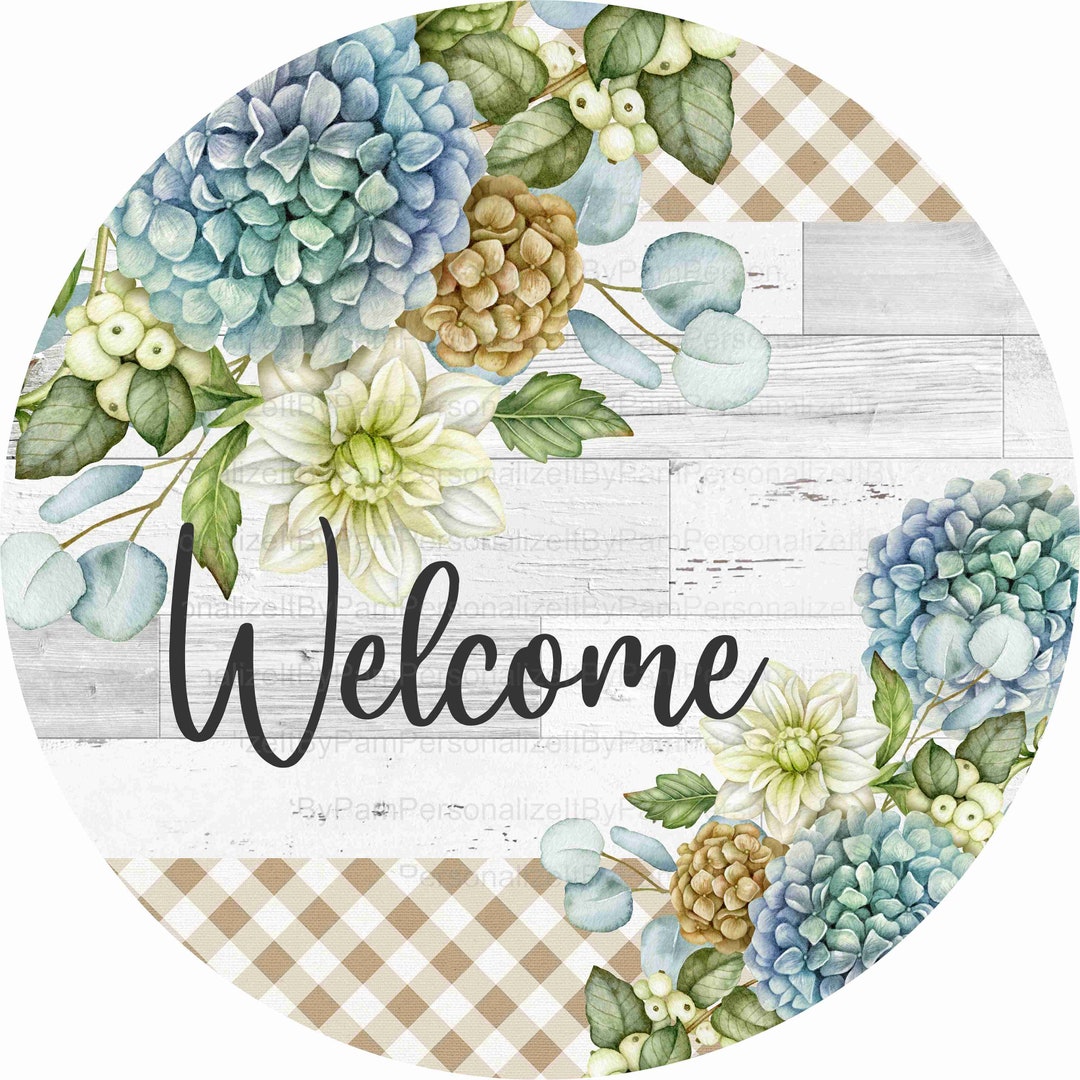 Fall Welcome Floral Wreath Sign, Fall Welcome Sign, Fall Wreath Sign ...