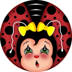 Hello Love Bugs Valentine Lady Bug Sign Door Hanger - Etsy