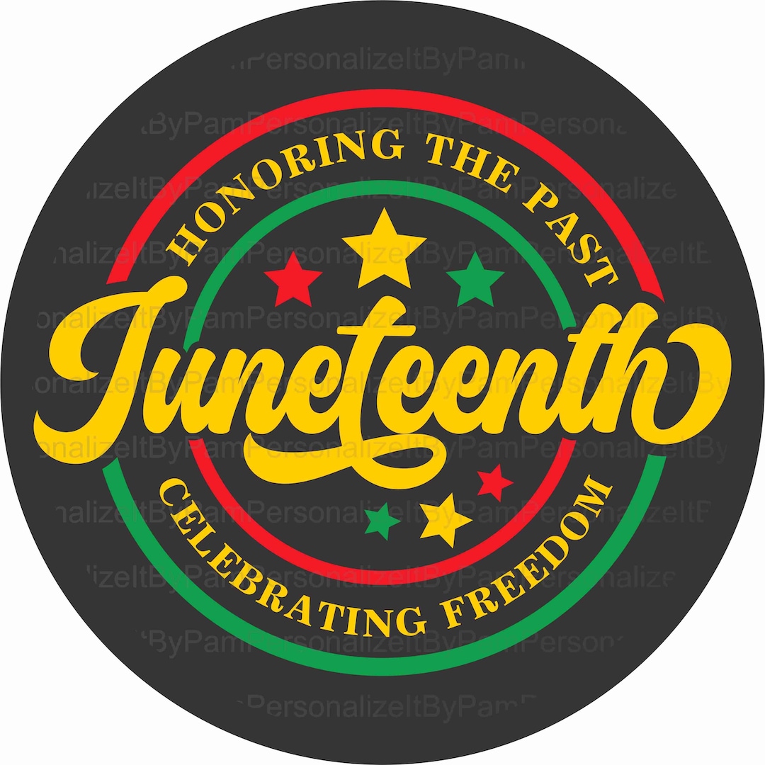 Round Juneteenth Wreath Sign, UV Wreath Sign, Juneteenth Wreath Sign ...