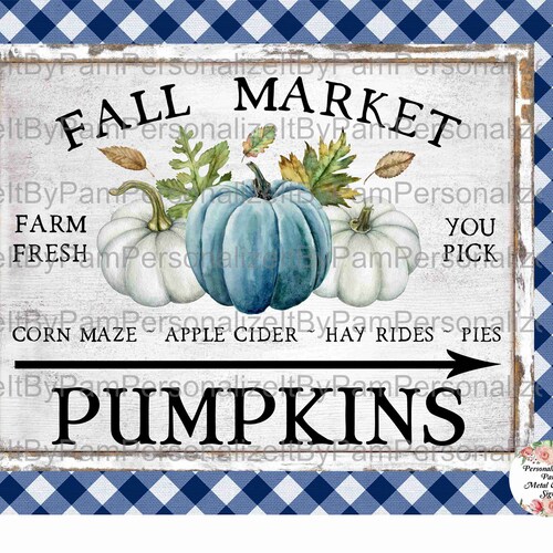 Fall Wreath Sign Personalize It by Pam Signs for Wreaths - Etsy