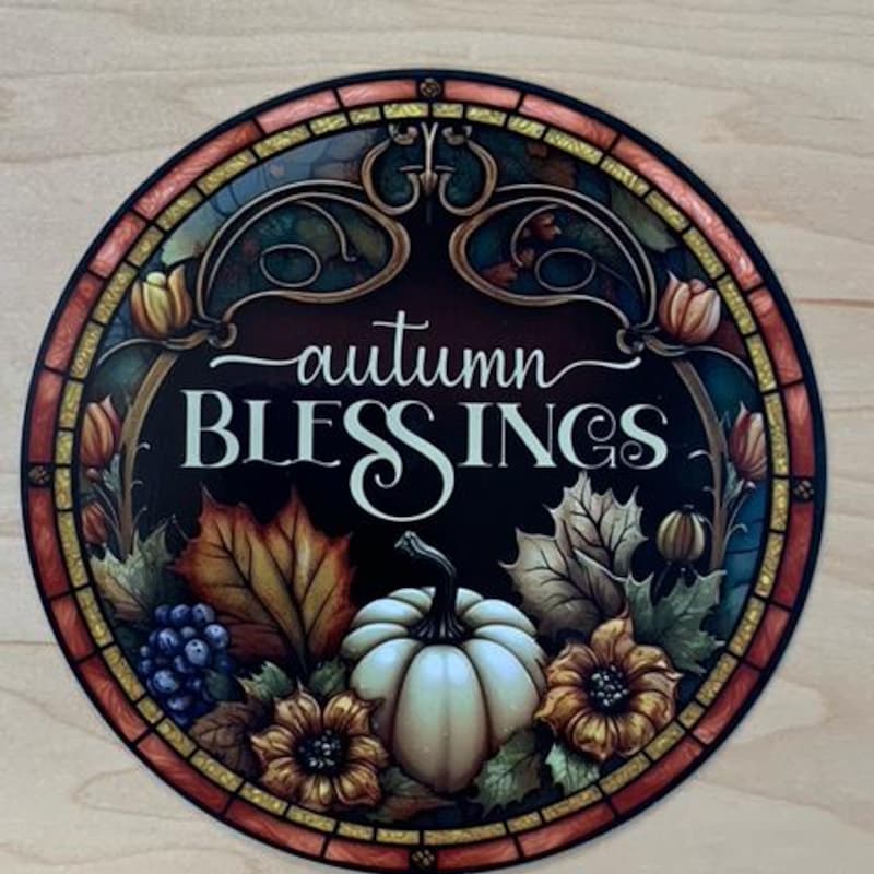 Fall Wreath Signs - Etsy