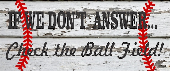 12 X 5 Baseball Field Sign Baseball Sign | Etsy