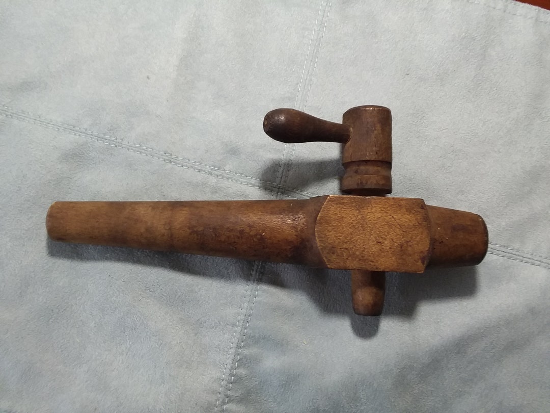Wooden Beer Keg Spigot; Antique Wooden Spigot for Ale, Whiskey or Wine ...