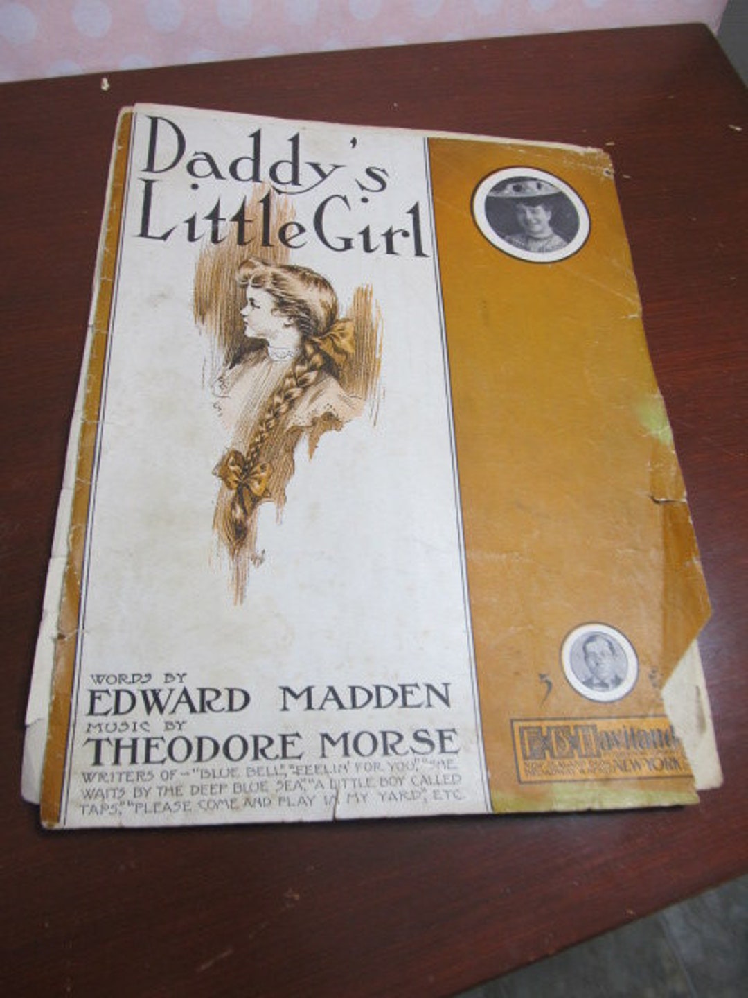 Daddy's Little Girl Sheet Music Words by Edward Madden Music by ...