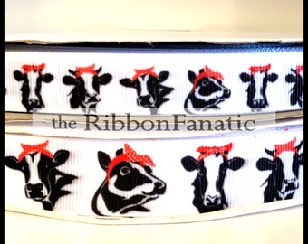 Cow ribbon | Etsy