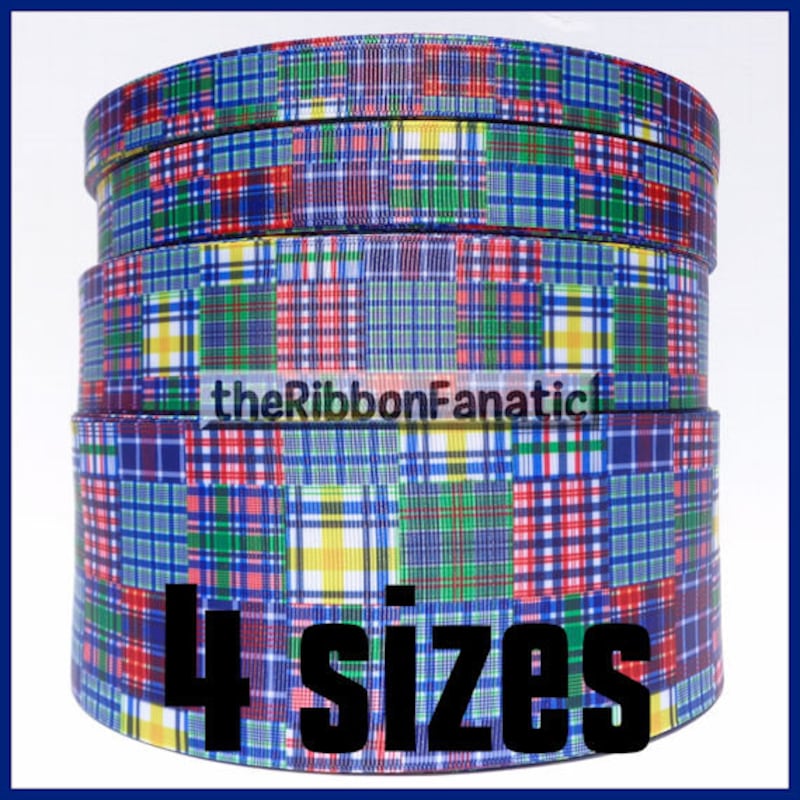 Madras Plaid Fabric - Etsy