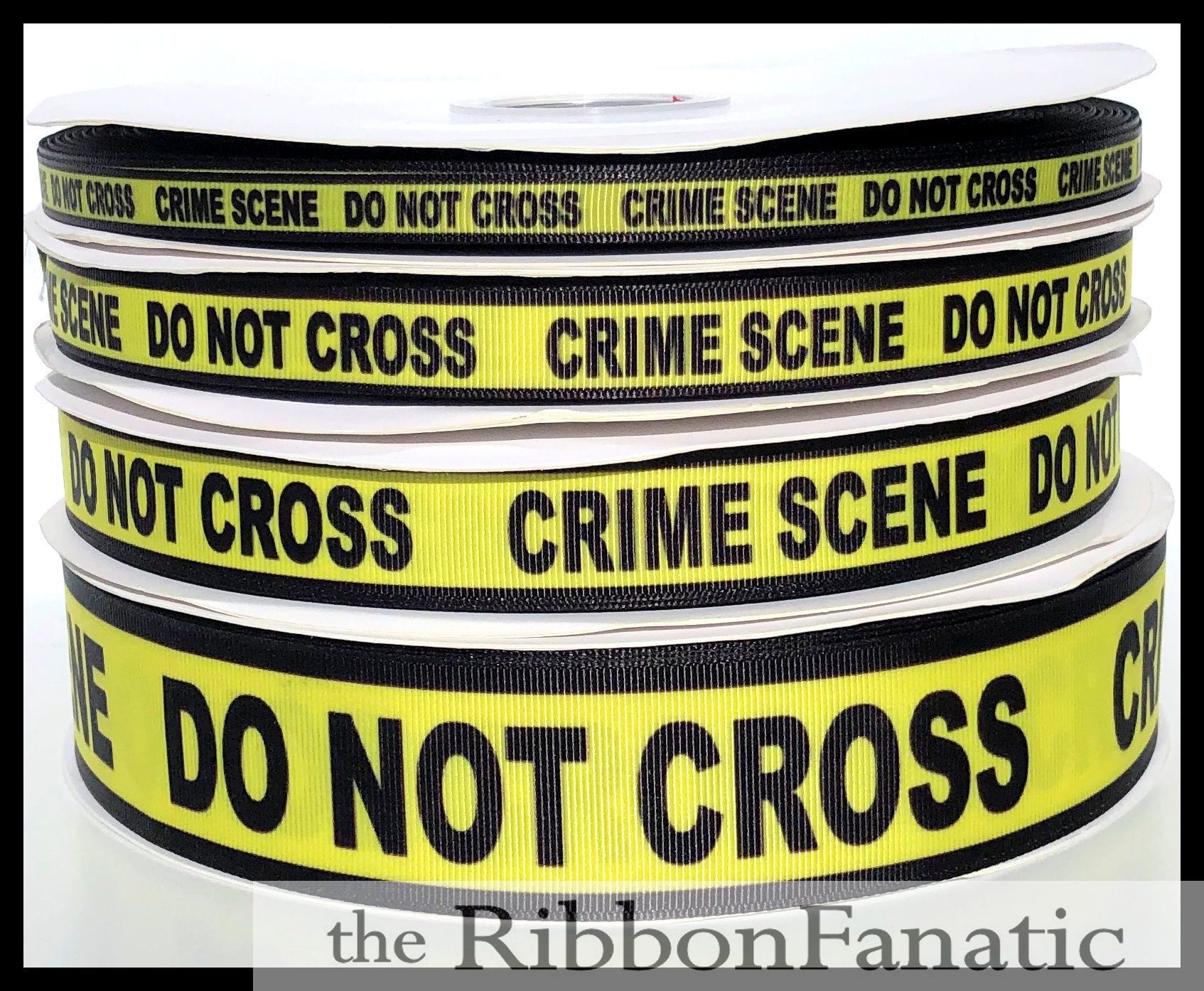 REAL "CRIME SCENE DO NOT CROSS" 5-50FT TAPE 3" WIDE CSI FBI POLICE ...