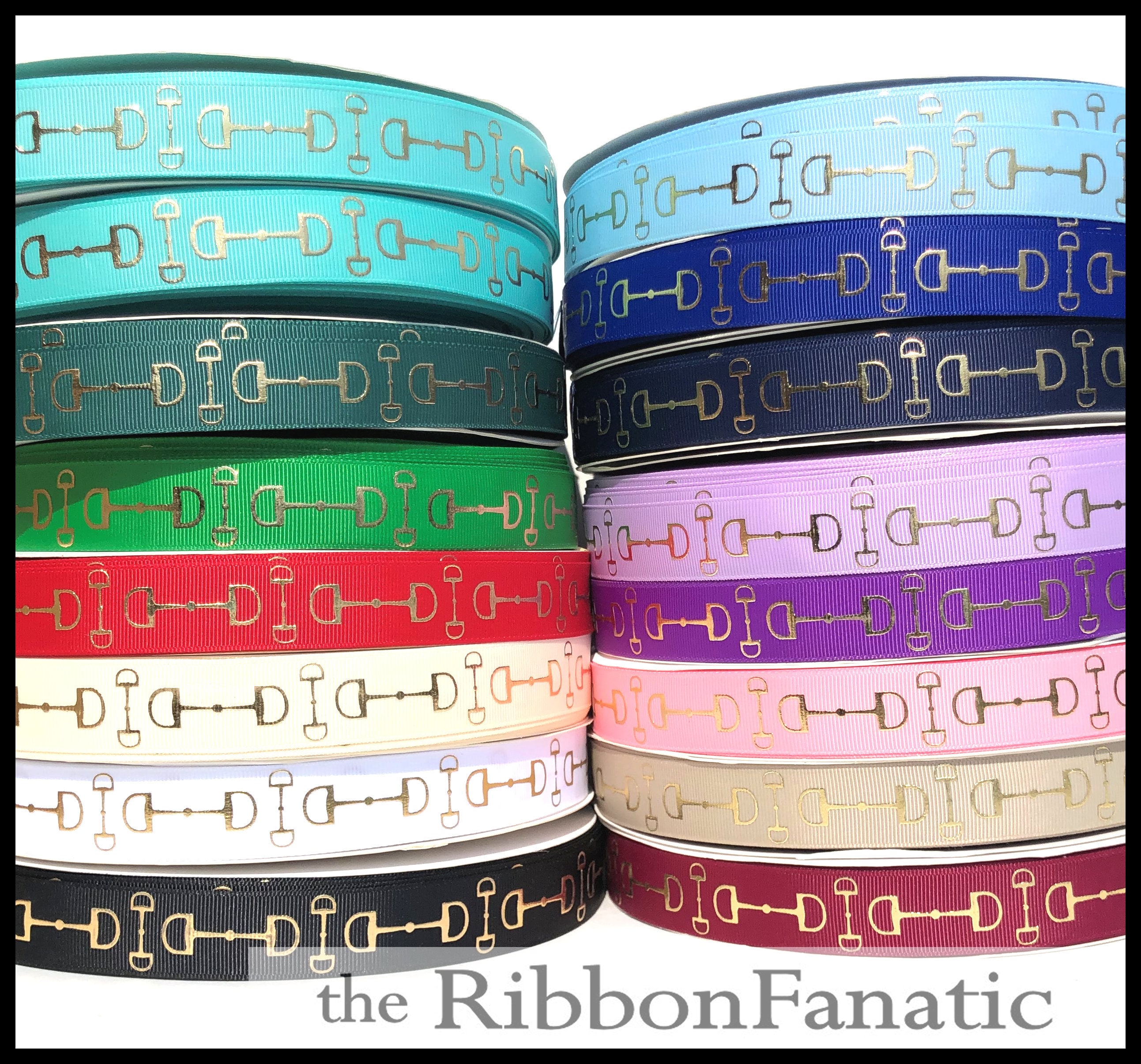 Equestrian Snaffle bit ribbon ideal for horse show bows lead | Etsy