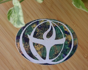 Unitarian Universalist Chalice Bumper Sticker - Etsy