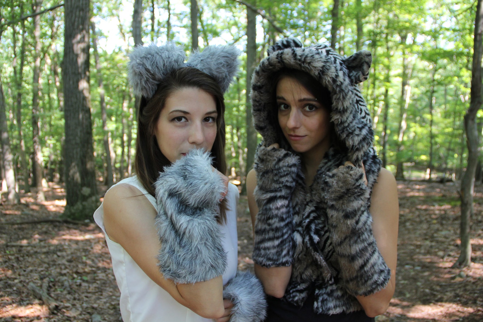 Furry pink cat costume kids size halloween costume fluffy | Etsy