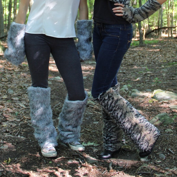 Fur Leg Warmers - Etsy