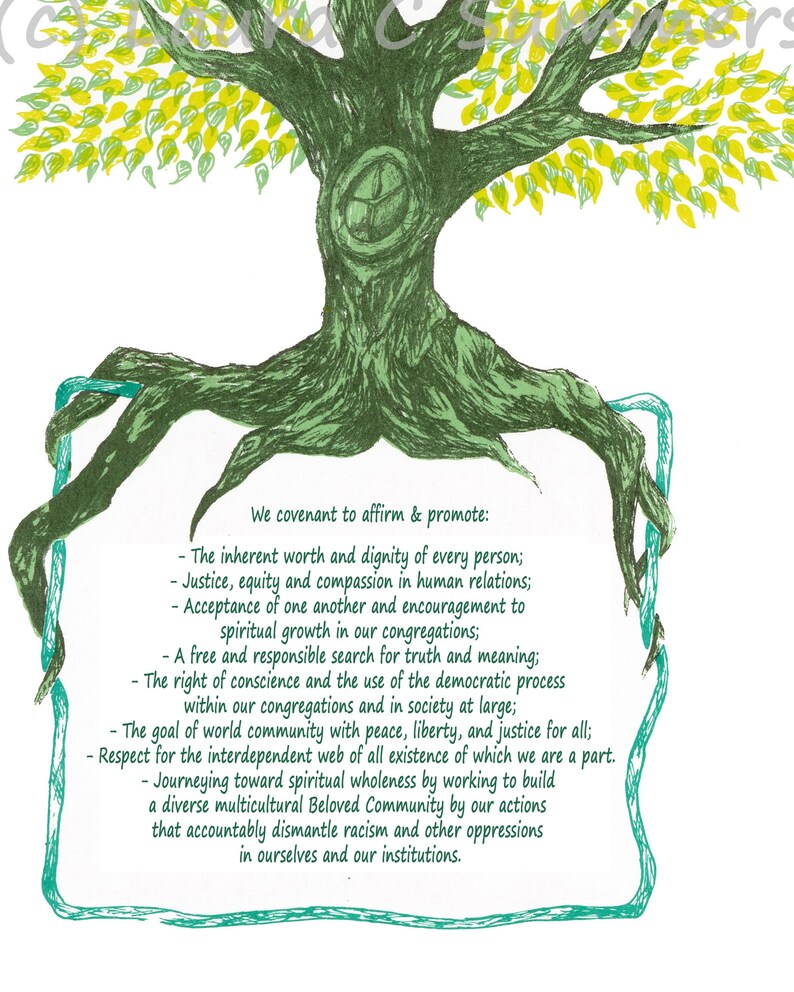 Digital Downlaod 8 Principles Updated Unitarian Universalist | Etsy