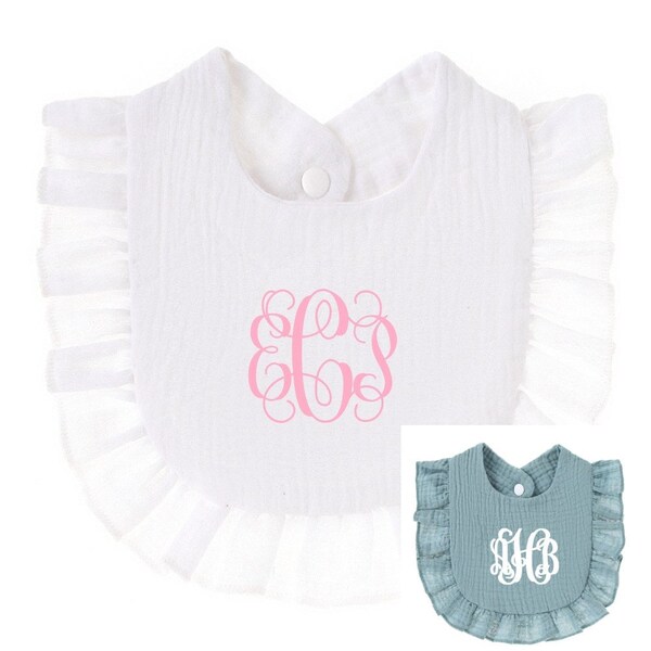 Ruffled Bib - Etsy