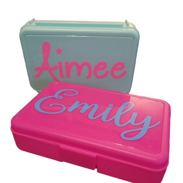 Pink Pencil Box - Etsy