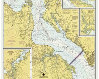 James river map | Etsy