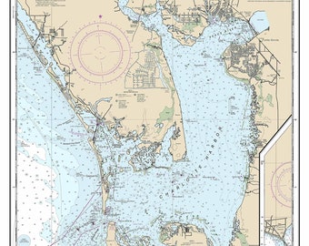 Nautical Map Print | Etsy