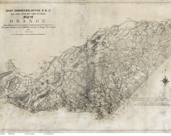 Frederick County Virginia 1820 Survey Map Mill Owners | Etsy