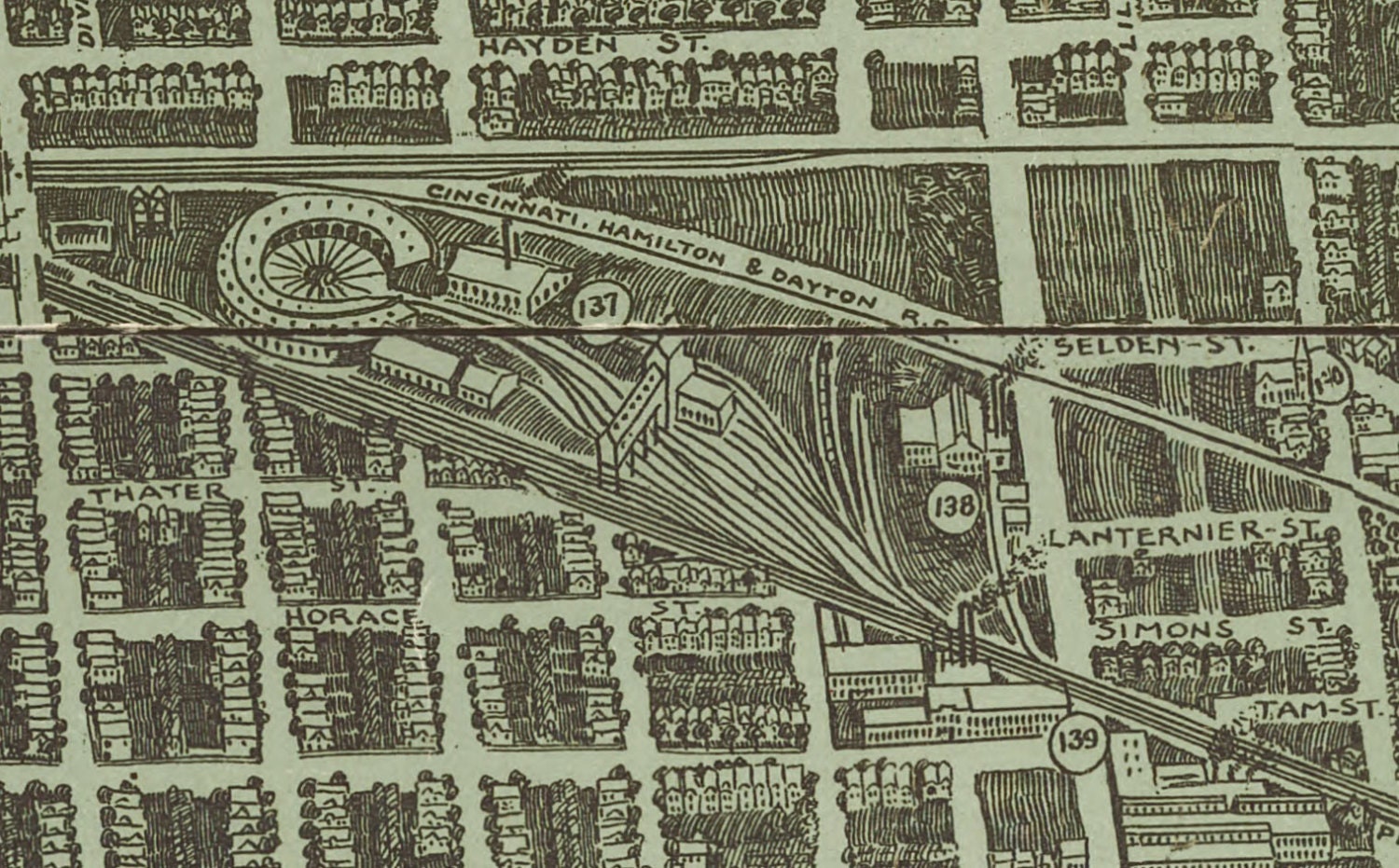 Fort Wayne Indiana 1907 Birds Eye View Reprint - Etsy