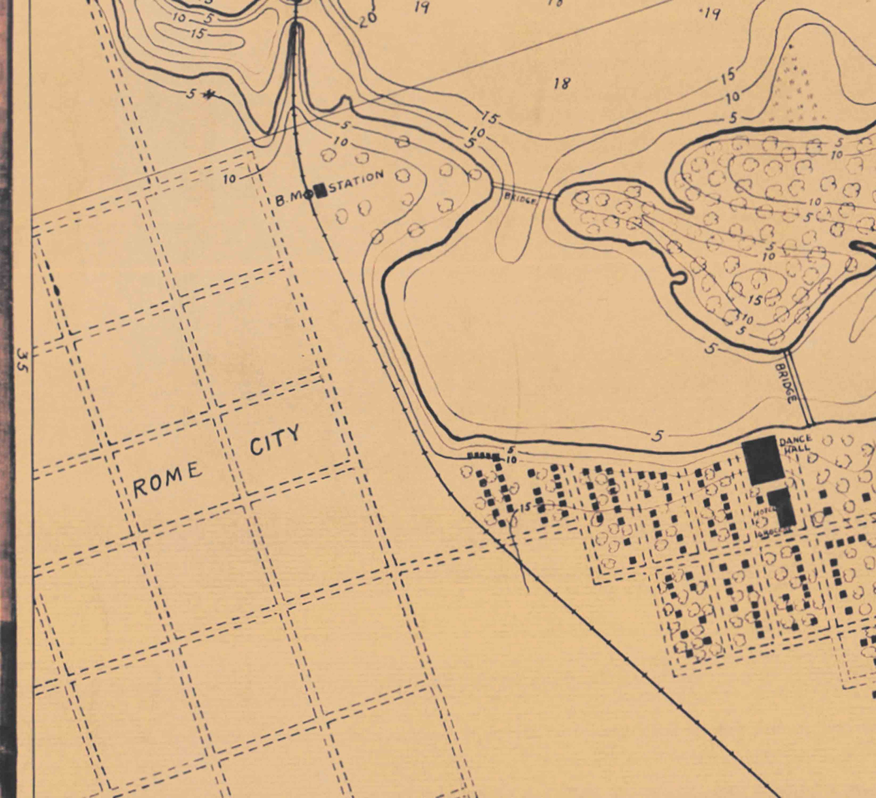 Sylvan Lake Indiana 1925 Old Map Reprint - Etsy