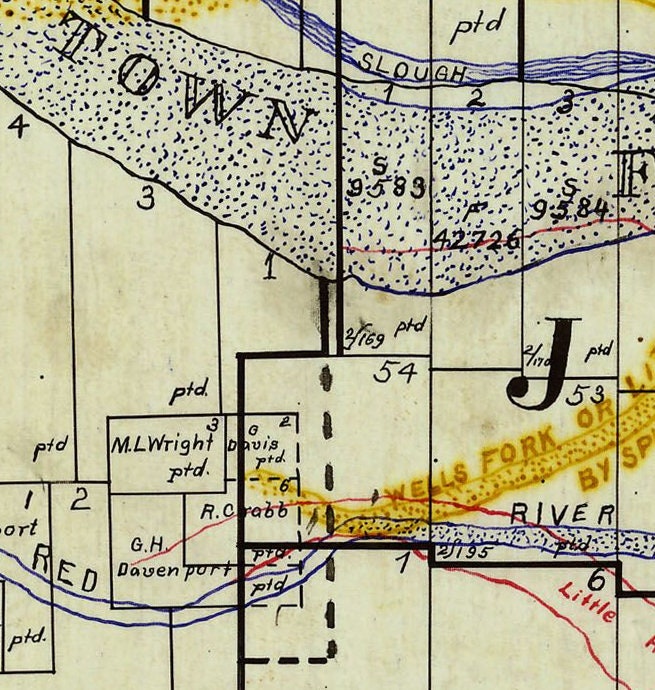 Hall County Texas 1902 Old Wall Map Reprint With Lot - Etsy