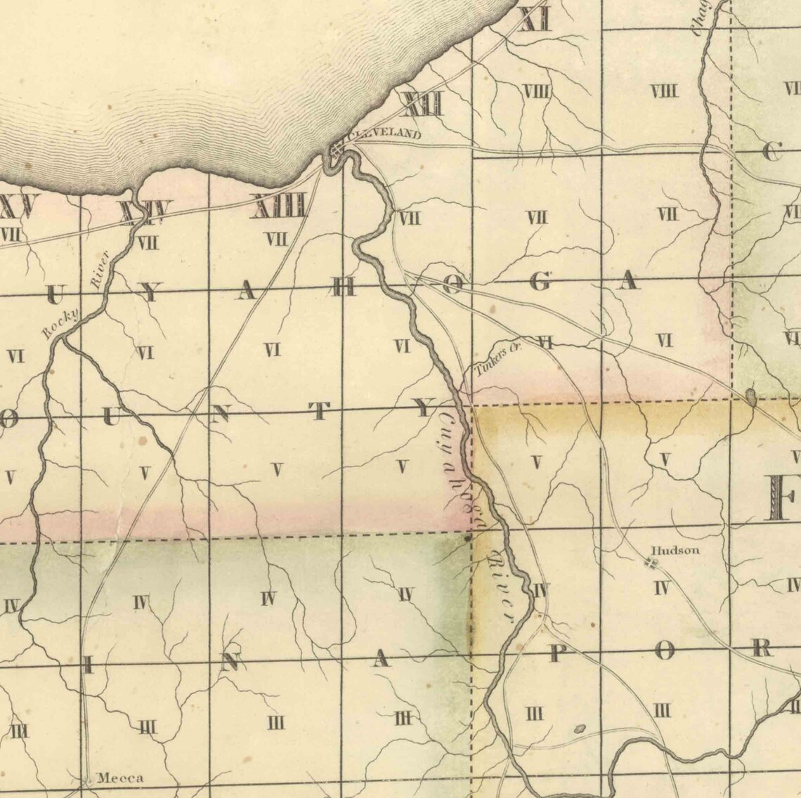 Ohio 1815 - State Map by Bourne - Reprint - Etsy